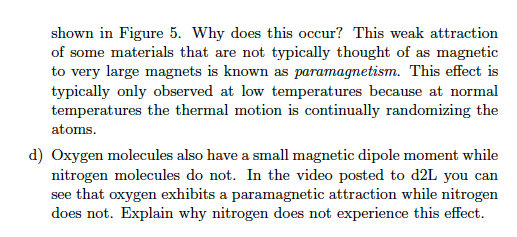 Paramagnetism: The outer electron of an aluminum atom | Chegg.com
