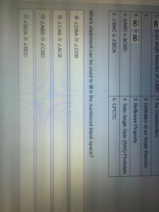 Solved In AABc shown below, AB is congruent to BC: Given: AB | Chegg.com