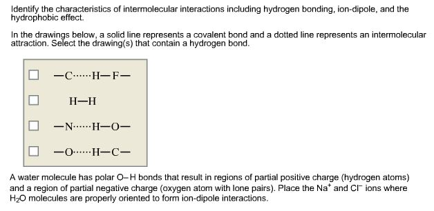 Solved Identify the characteristics of intermolecular | Chegg.com