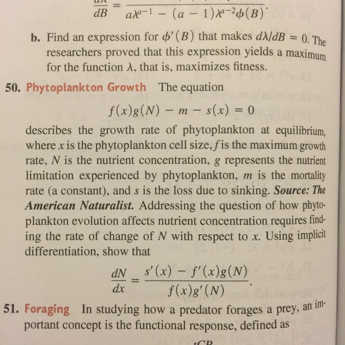 Solved Find an expression for phi'{B) that makes d lambda/dB | Chegg.com