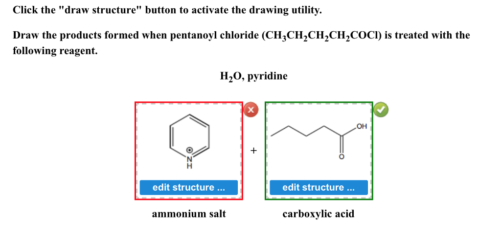 Solved Click the "draw structure" button to activate the | Chegg.com