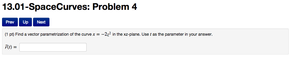 Solved Find A Vector Parametrization Of The Curve X 2z 2