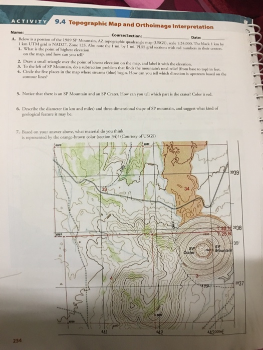 Solved Below is a portion of the 1989 SP Mountain, AZ | Chegg.com