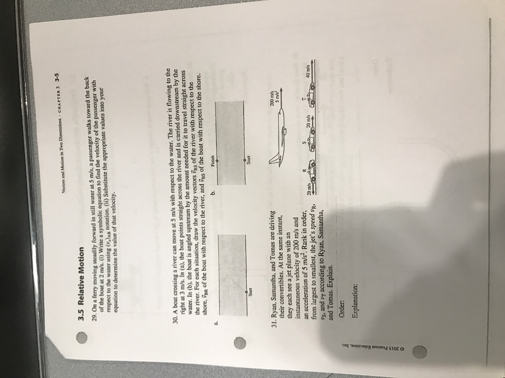 Solved 3 Vectors and Motion in Two Dimensions 3.1 Using | Chegg.com