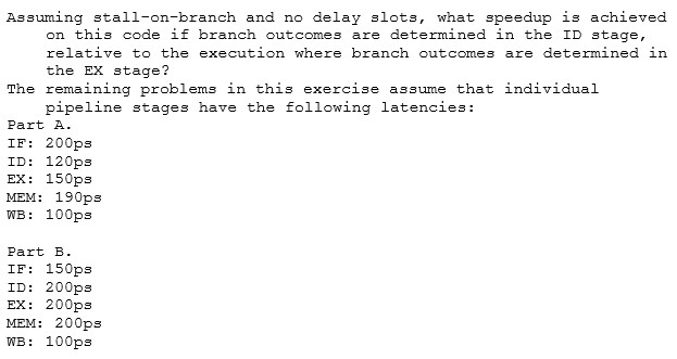 Solved Assuming stall-on-branch and no delay slots, what | Chegg.com