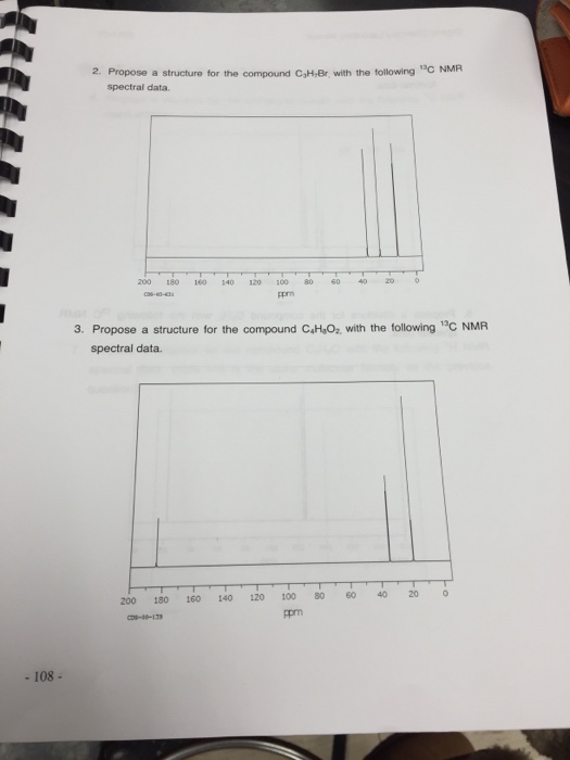 Solved Propose a structure for the compound C_3H_7Br, with | Chegg.com
