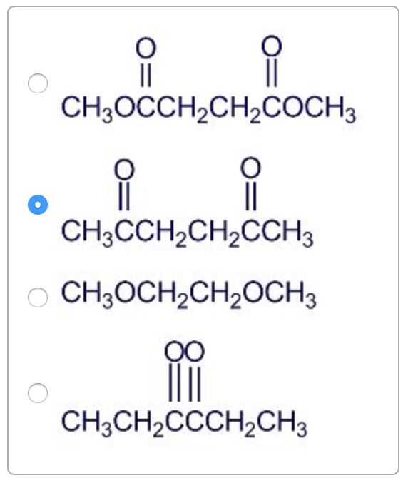 Solved An unknown compound displays singlets at ? 2.1 ppm | Chegg.com