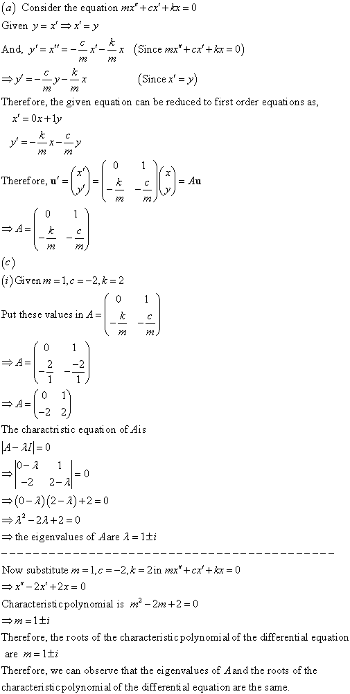 Math 2250 Lab 11 Page 6 of 7 2. Eigenvalues and | Chegg.com