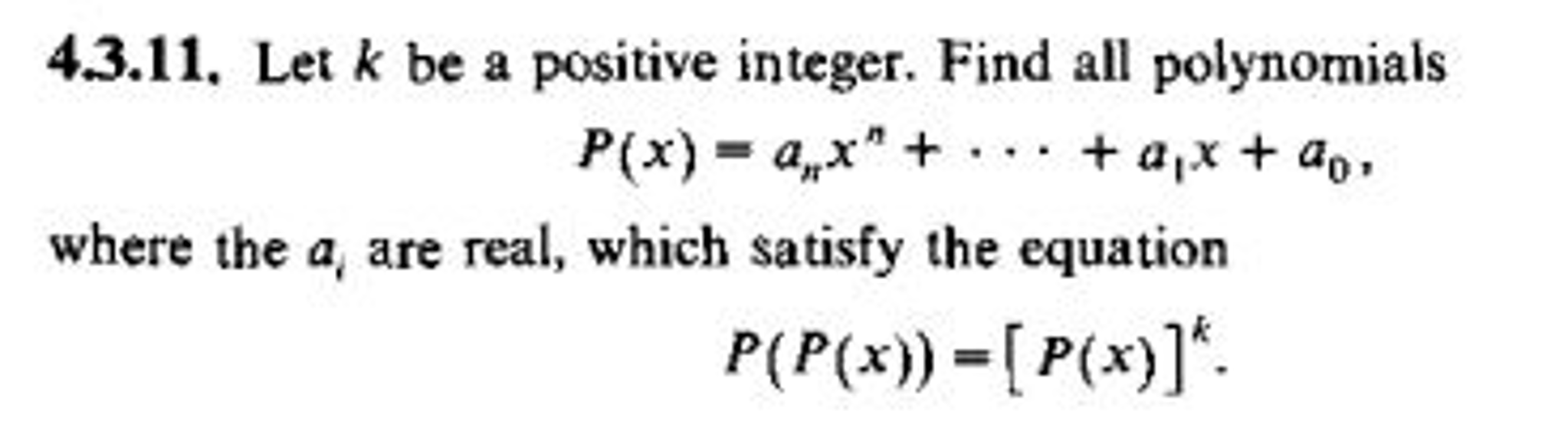 Solved Let k be a positive integer. Find all polynomials | Chegg.com