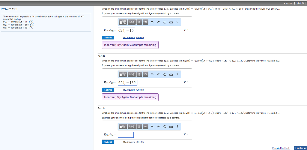 Solved What are the time-domain expressions for the | Chegg.com