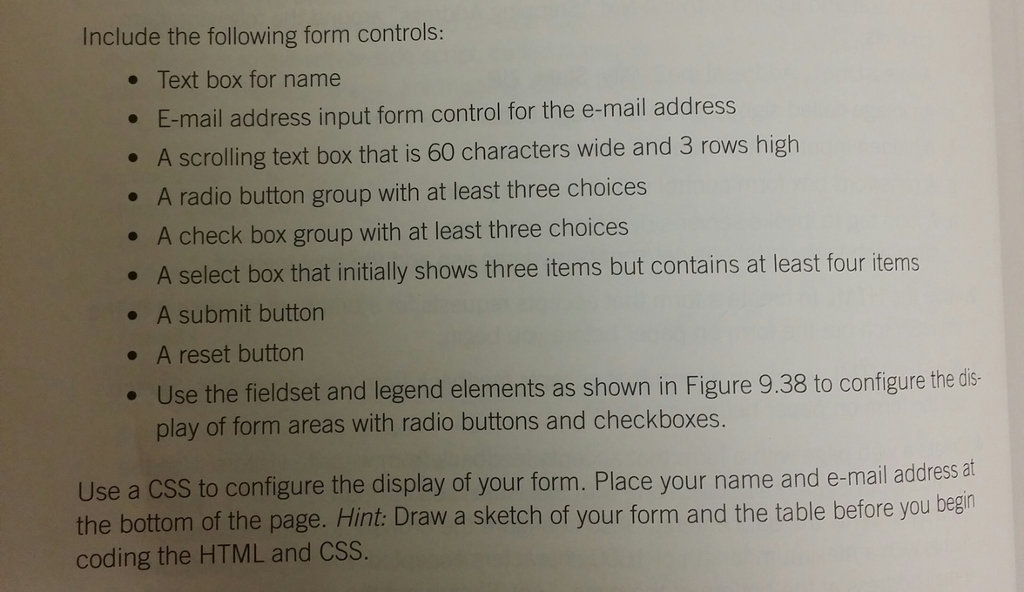(Solved) - 422 Chapter 9 Forms Figure 9.35 Sample music Music Survey ...