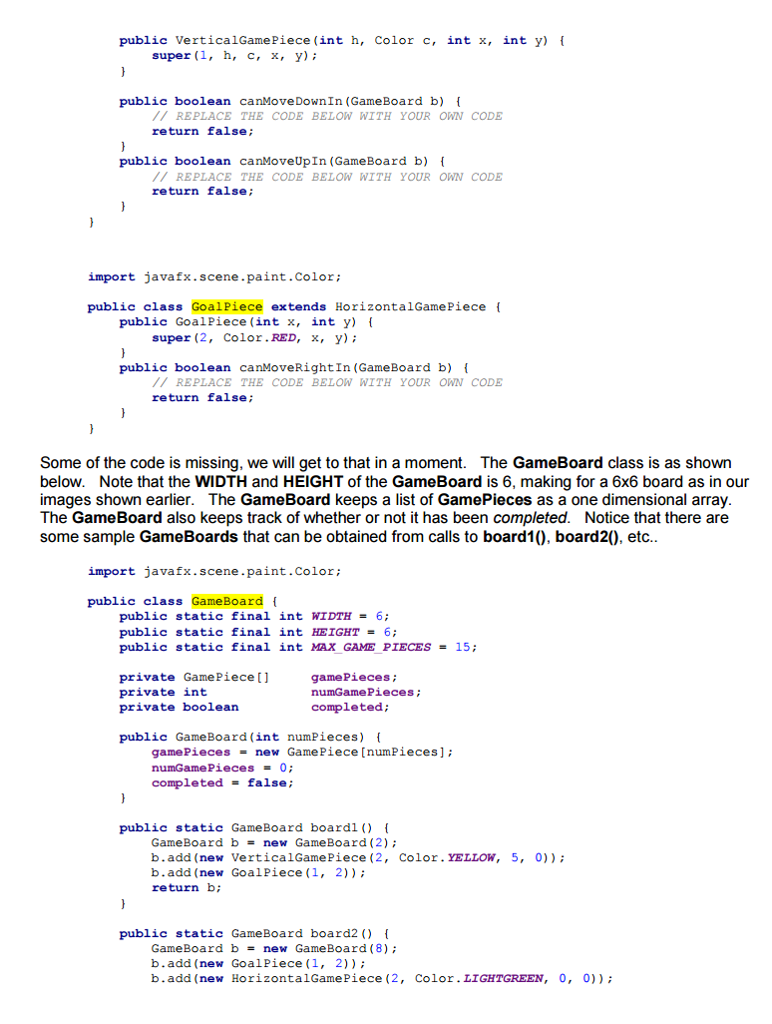 COMP1406 Assignment #6 (Due: Monday, March 6th 12 | Chegg.com