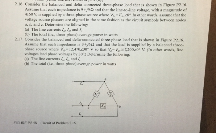 Solved Consider the balanced and delta-connected three-phase | Chegg.com