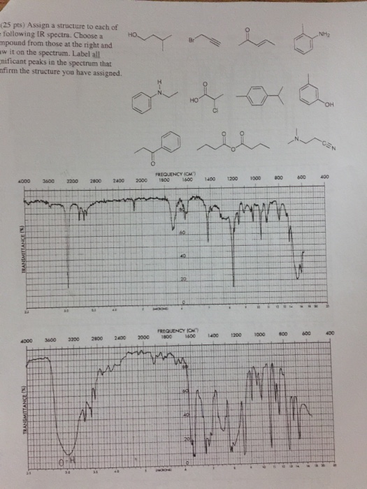 Solved IR spectroscopy help please and label all significant | Chegg.com