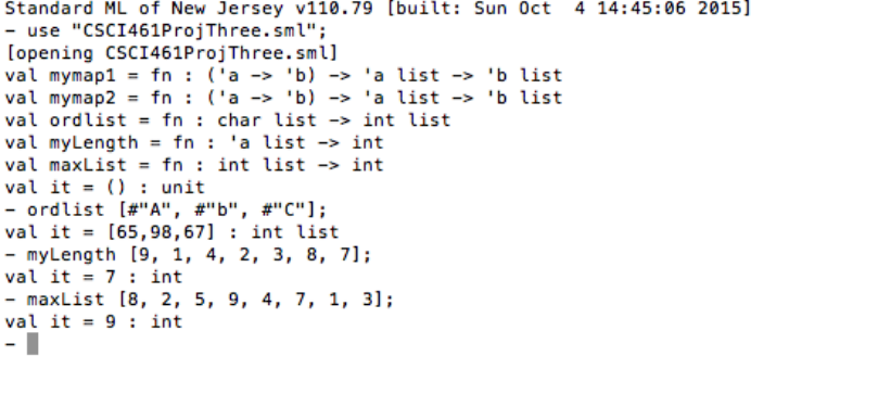 Help if you know ML, or SML: Thank you! 1.Define | Chegg.com
