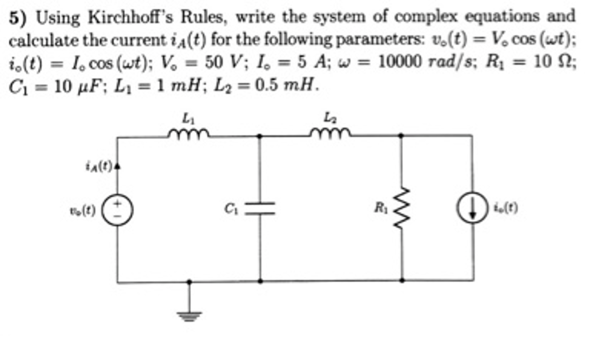 Solved: Using Kirchhoff's Rules, Write The System Of Compl... | Chegg.com Solved: Using Kirchhoff's Rules, Write The System Of Compl... | Chegg.com