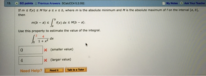 Solved If m ? f(x) ? M for a ? x ? b, where m is the | Chegg.com