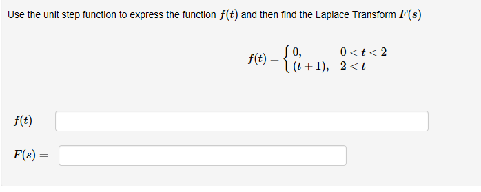 Solved Use the unit step function to express the function f | Chegg.com