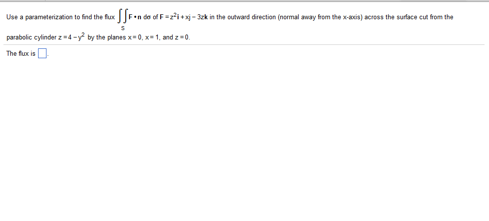 Solved Use a parameterization to find the flux double | Chegg.com