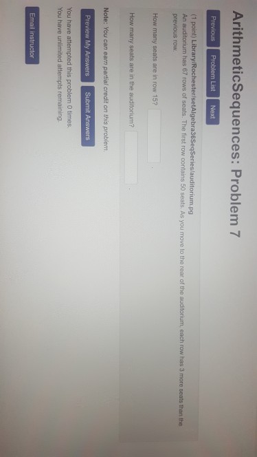 Solved Previous Problem List Next (1 point) | Chegg.com