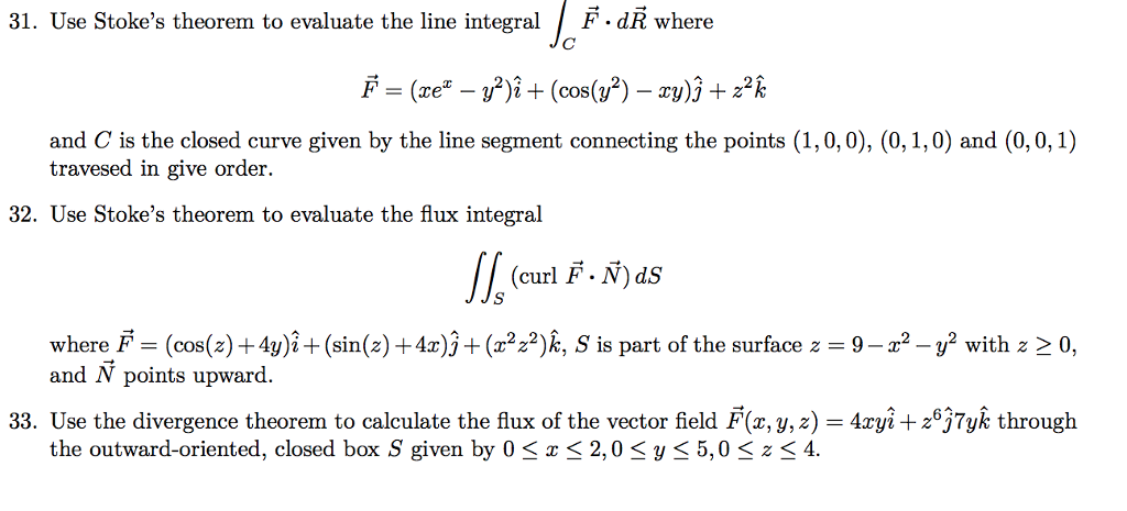 Solved 31. Use Stoke's theorem to evaluate the line integral | Chegg.com