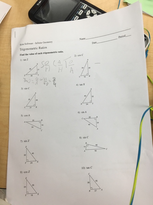 Solved Find the value of each trigonometric ratio tan Z | Chegg.com Solved Find the value of each trigonometric ratio tan Z | Chegg.com