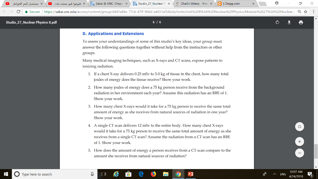 Advanced physics Archive | April 24 2018 | Chegg.com