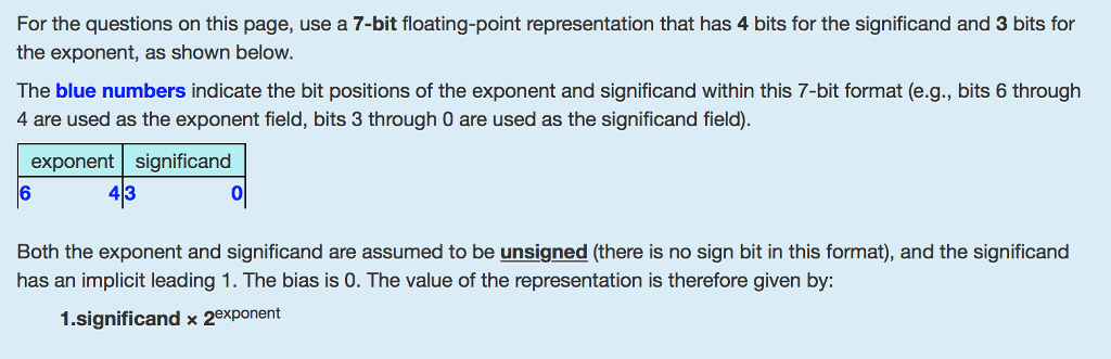 Solved For the questions on this page, use a 7-bit | Chegg.com