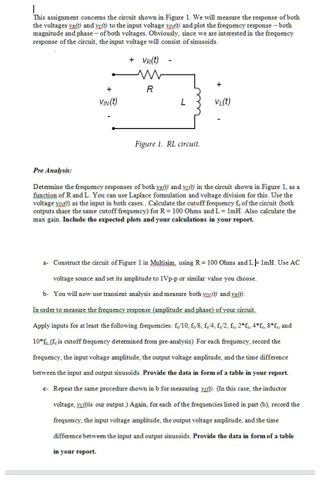 Solved MULTISIM SIMULATION I have an assignment on multisim | Chegg.com