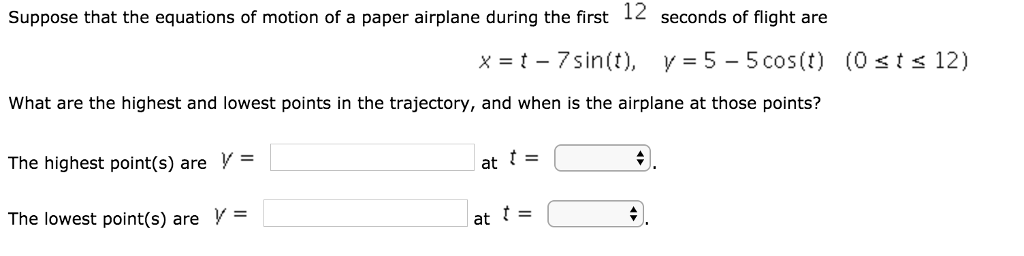 Solved Suppose that the equations of motion of a paper | Chegg.com