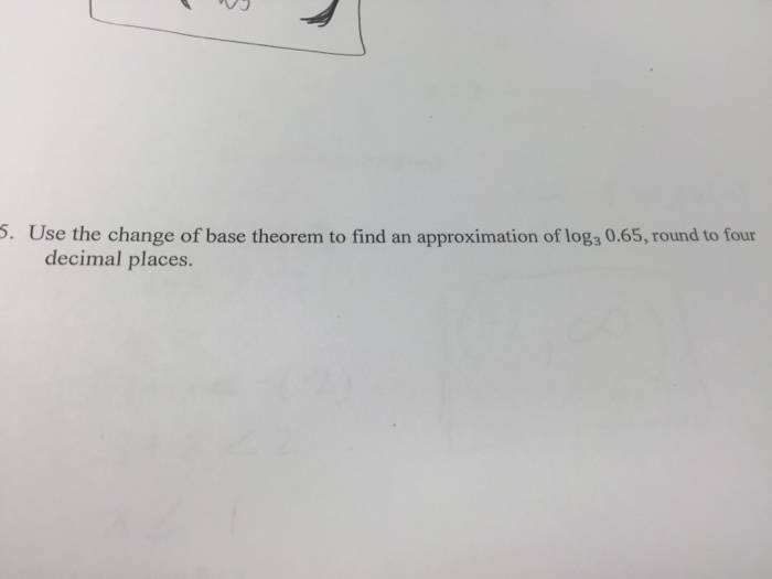 Solved Use the change of base theorem to find an | Chegg.com