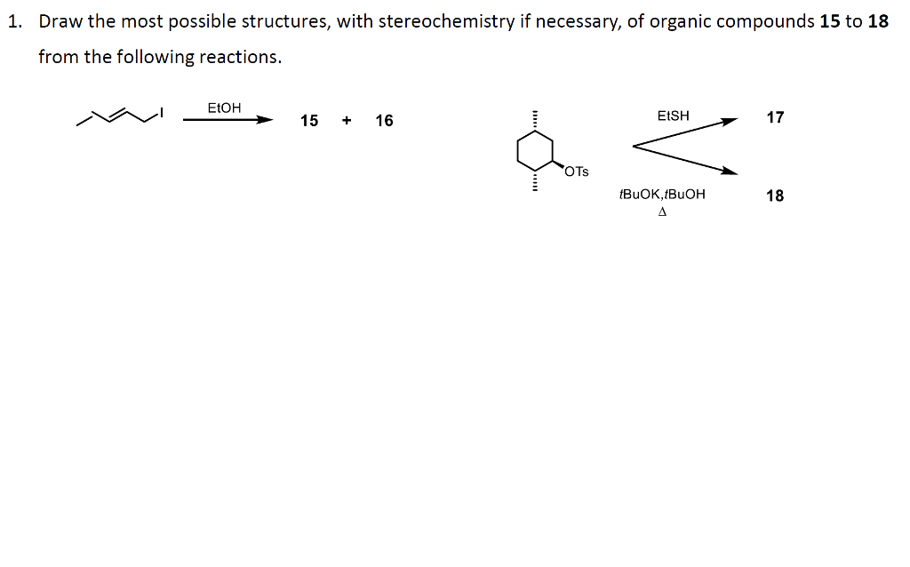 Solved Draw the most possible structures, with | Chegg.com