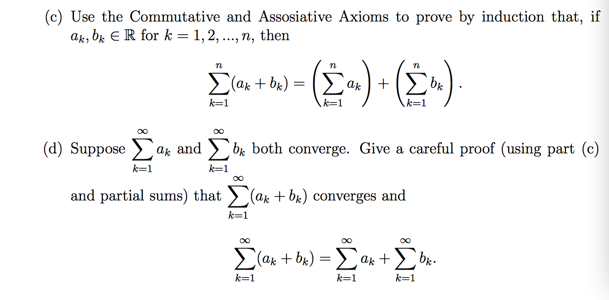 Solved Use the Commutative and Associative Axioms to prove | Chegg.com