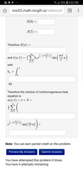Solved a#29% 9:42 PM Set7: Problem 10 Previous Problem List | Chegg.com