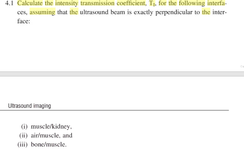 Calculate the intensity transmission coefficient, | Chegg.com