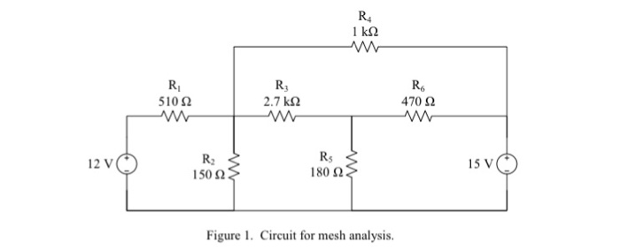 Solved Mesh current analysis help Conduct a | Chegg.com