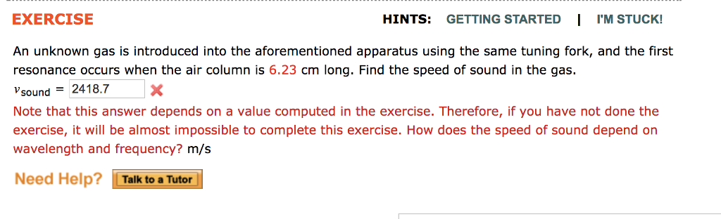 Solved EXERCISE HINTS: GETTING STARTED I I'M STUCK! An | Chegg.com