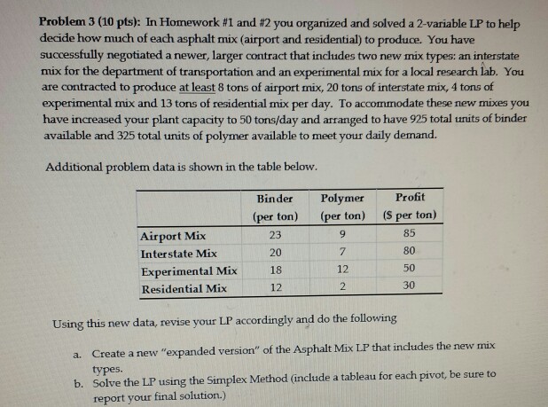 Solved Problem 3 (10 pts): In Homework #1 and #2 you | Chegg.com