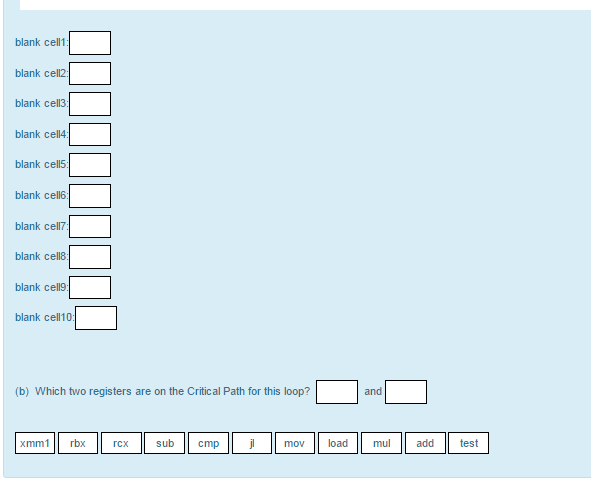 Solved Consider the following x86-64 assembly code for an | Chegg.com