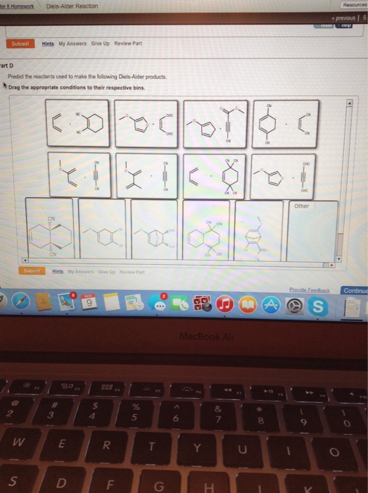 Solved Part D Predict the reactants used to make the | Chegg.com