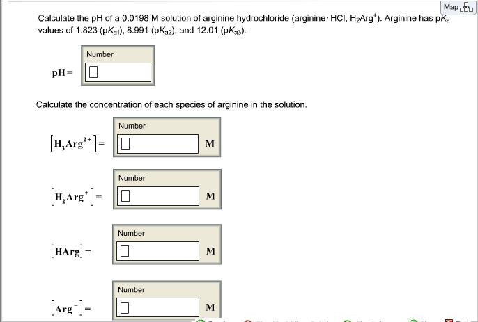 Solved Calculate the pH of a 0.0198 M solution of | Chegg.com