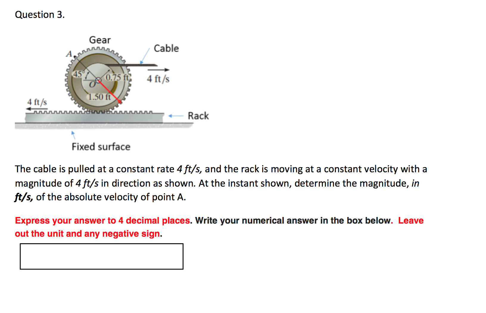 Solved The crankshaft AB is rotating at a constant angular | Chegg.com