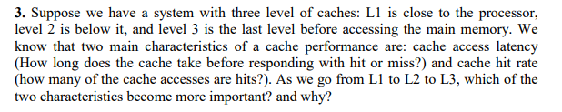 Solved 3. Suppose we have a system with three level of | Chegg.com