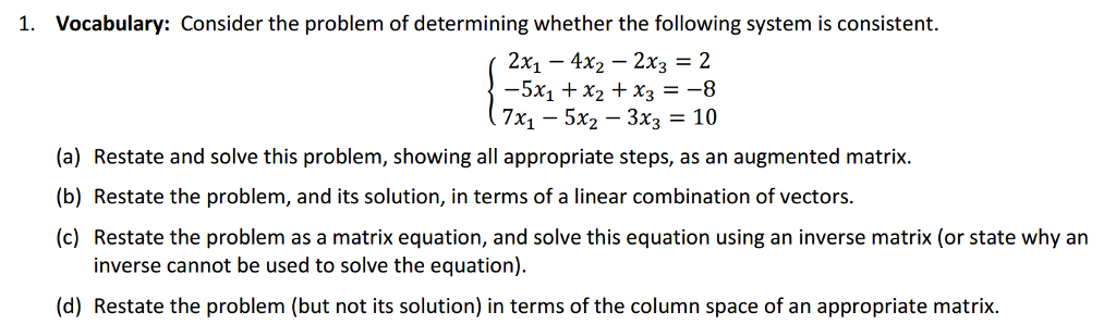Solved Consider the problem of determining whether the | Chegg.com