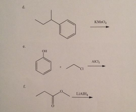 Solved Draw the structural formula for the product in each | Chegg.com