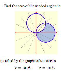 Solved Find the area of the shaded region in specified by | Chegg.com