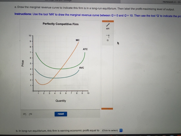 Solved Draw the marginal revenue curve to indicate this firm | Chegg.com