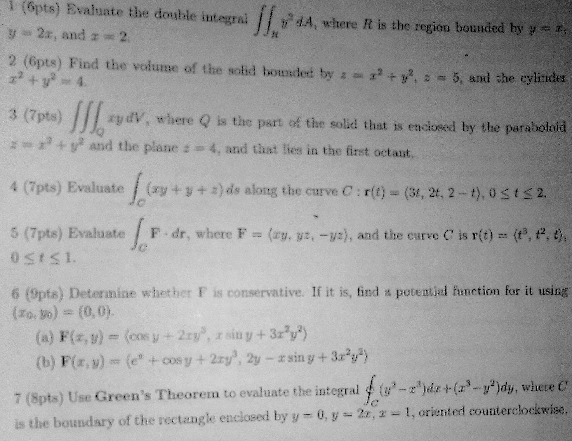 Solved Evaluate the double integral ,where R is the region | Chegg.com