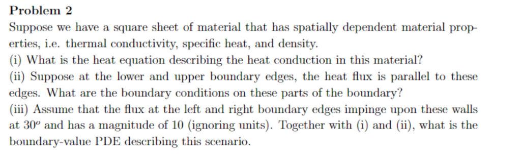 Solved Suppose we have a square sheet of material that has | Chegg.com