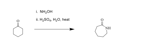 Solved i. NH2OH ii. H2SO4, H20, heat NH | Chegg.com